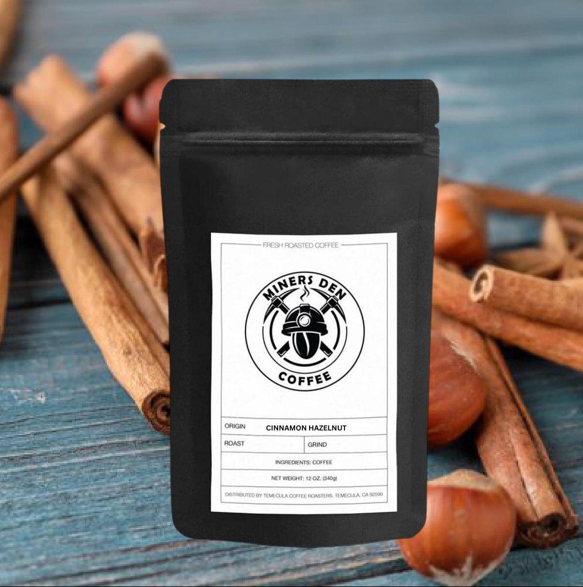 Cinnamon Hazelnut Flavored Coffee – Miners Den Coffee